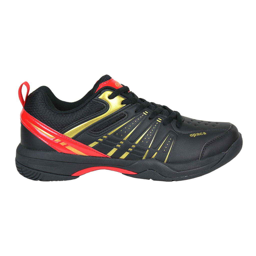 Apacs Pro 730 Shoe - Black/Gold/Red – Yehlex