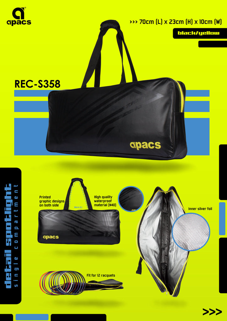 Apacs Single Compartment Bag AREC-S358 – Yehlex
